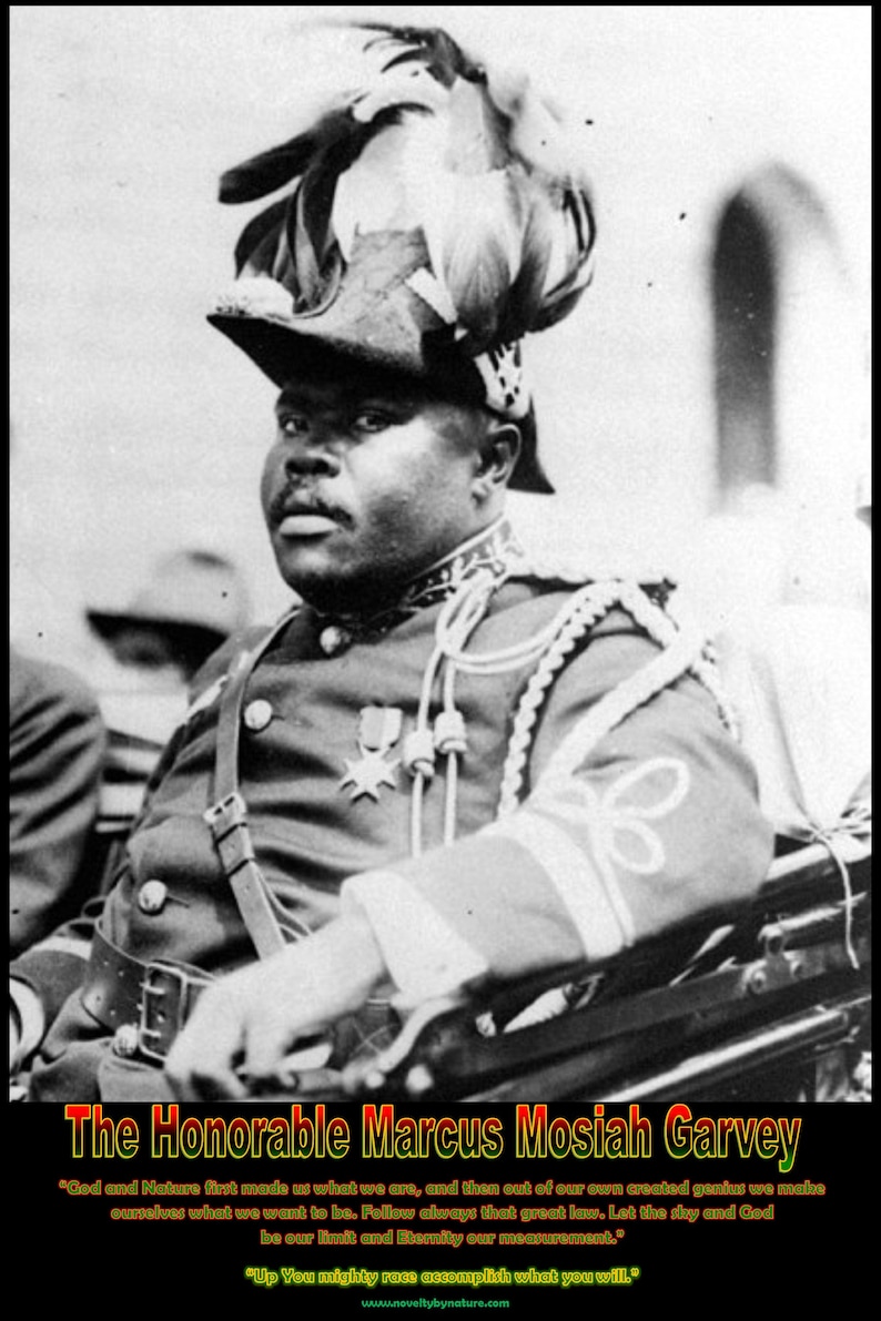 Marcus Garvey Poster, Marcus Mosiah Garvey Posters - Etsy UK