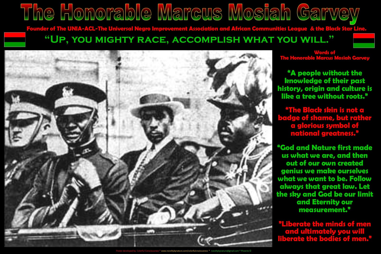 Marcus Garvey Poster, Marcus Mosiah Garvey Posters - Etsy
