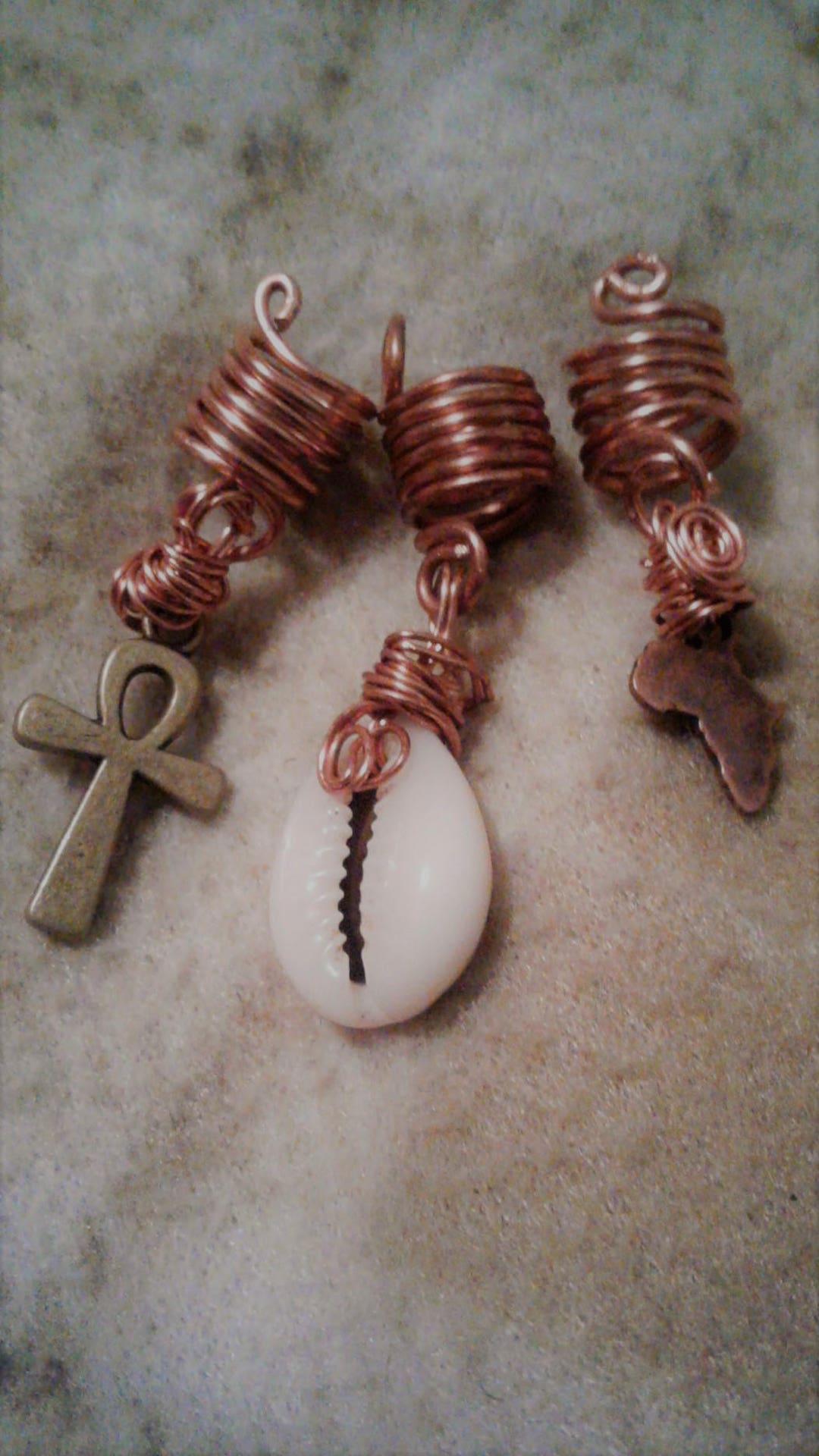 Set of 3 Dreadlock Jewelry, Loc Jewelry, Braid and Hair Accessories ...