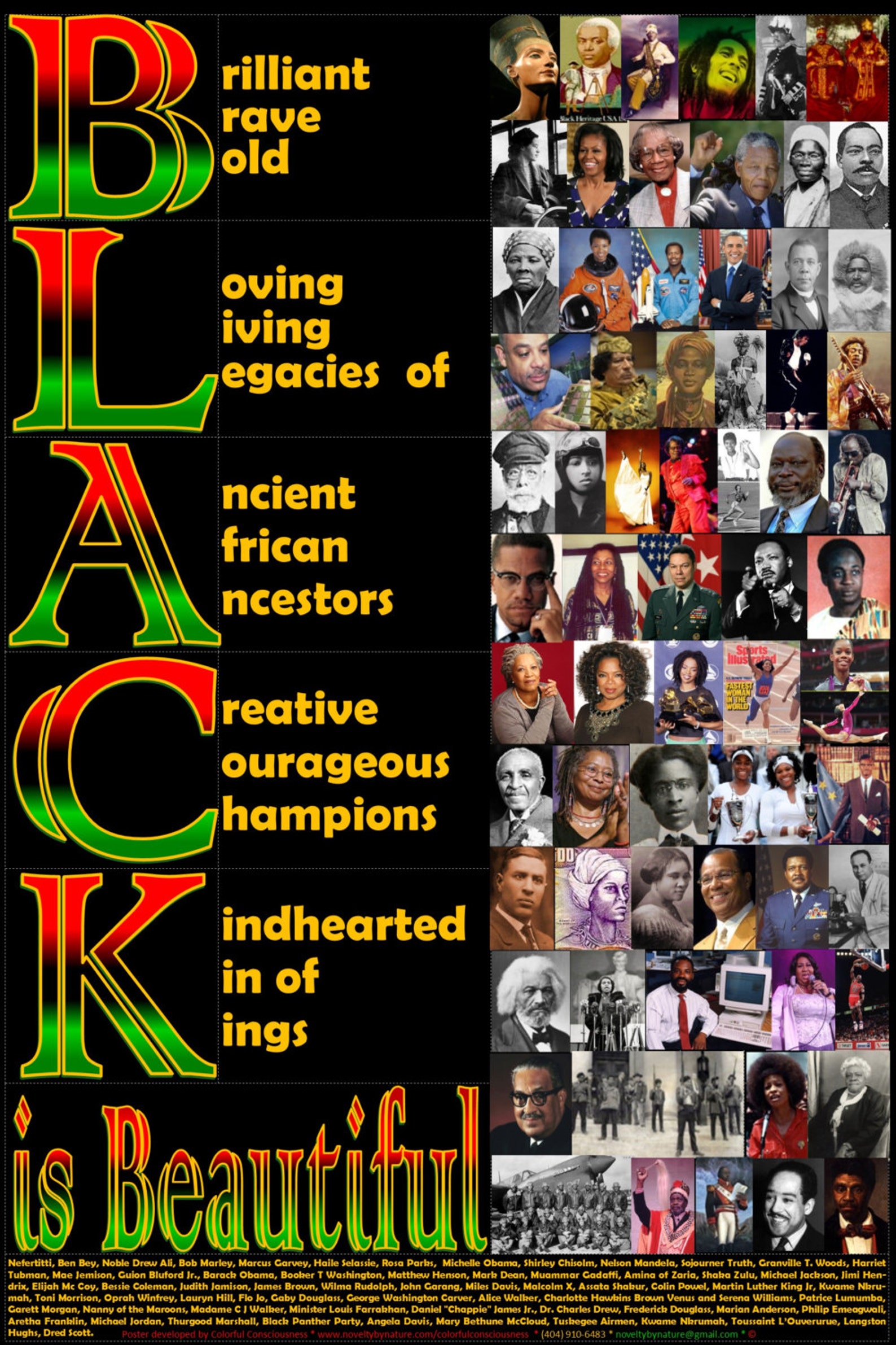 Great Black Authors Poster, Black History Poster - Etsy