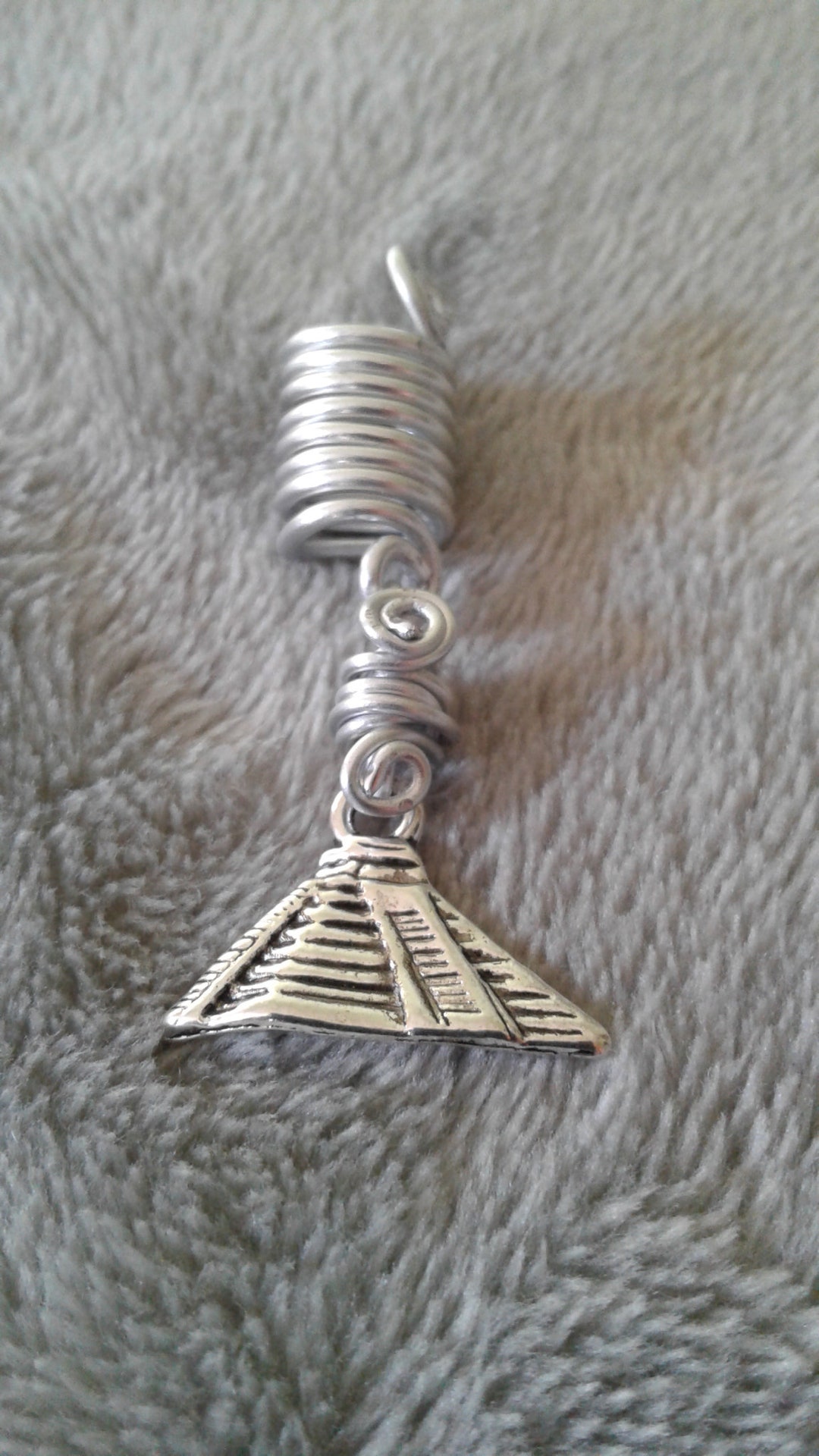 Pyramid Symbol Dreadlock Jewelry, Egyptian Pyramid Loc Jewelry, Braid ...
