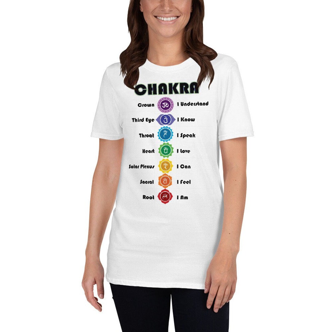Chakra T-shirt, Chakra Tee, Chakra, Chakra Clothing, Yoga T-shirt, Yoga ...