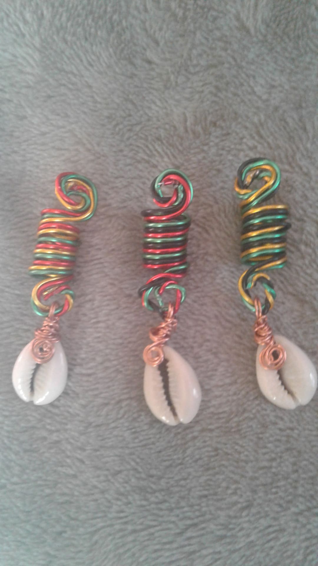 3 Colored Loc Loopies, Dreadlock Jewelry, Loc Jewelry, Braid, Hair ...