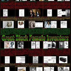 Great Black Female Inventors, Black Womens Poster, Black History Poster ...