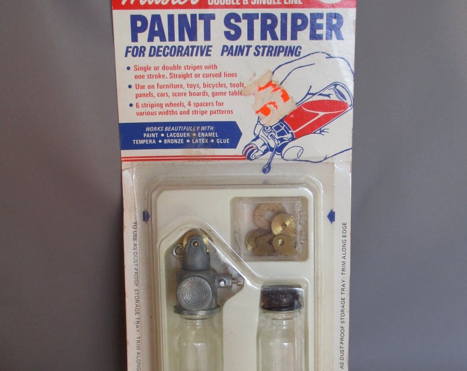 Vintage Embee Master Paint Striper Kit No. 1100 Single Double Line 6 ...