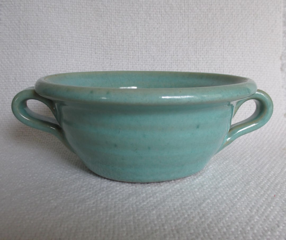 RARE Bascom King Cole Pottery for Vancleve Pottery Handled Bowl Pot ...