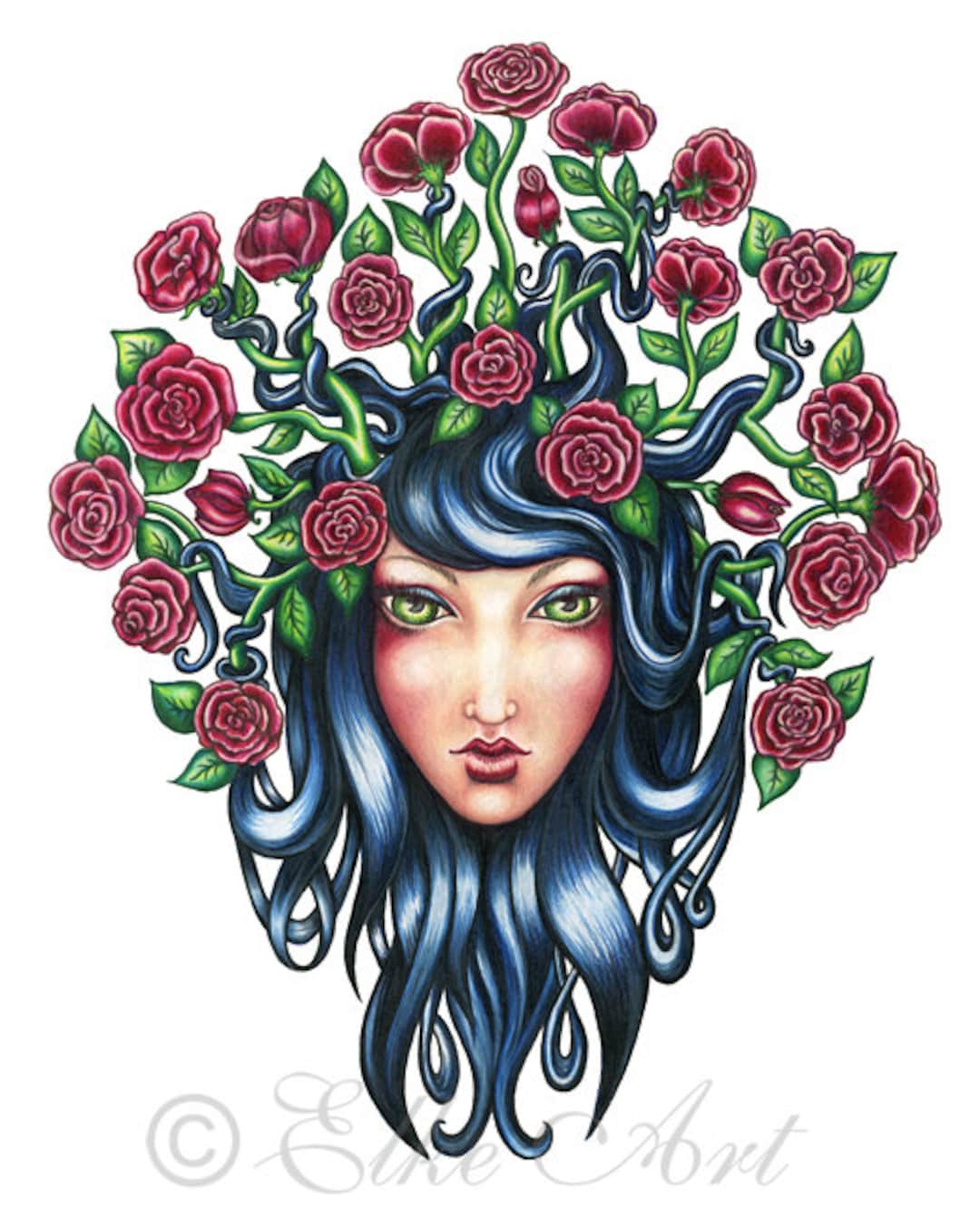 A4 Elke Art Print - "rosetta"(297mm X 210mm) - Etsy