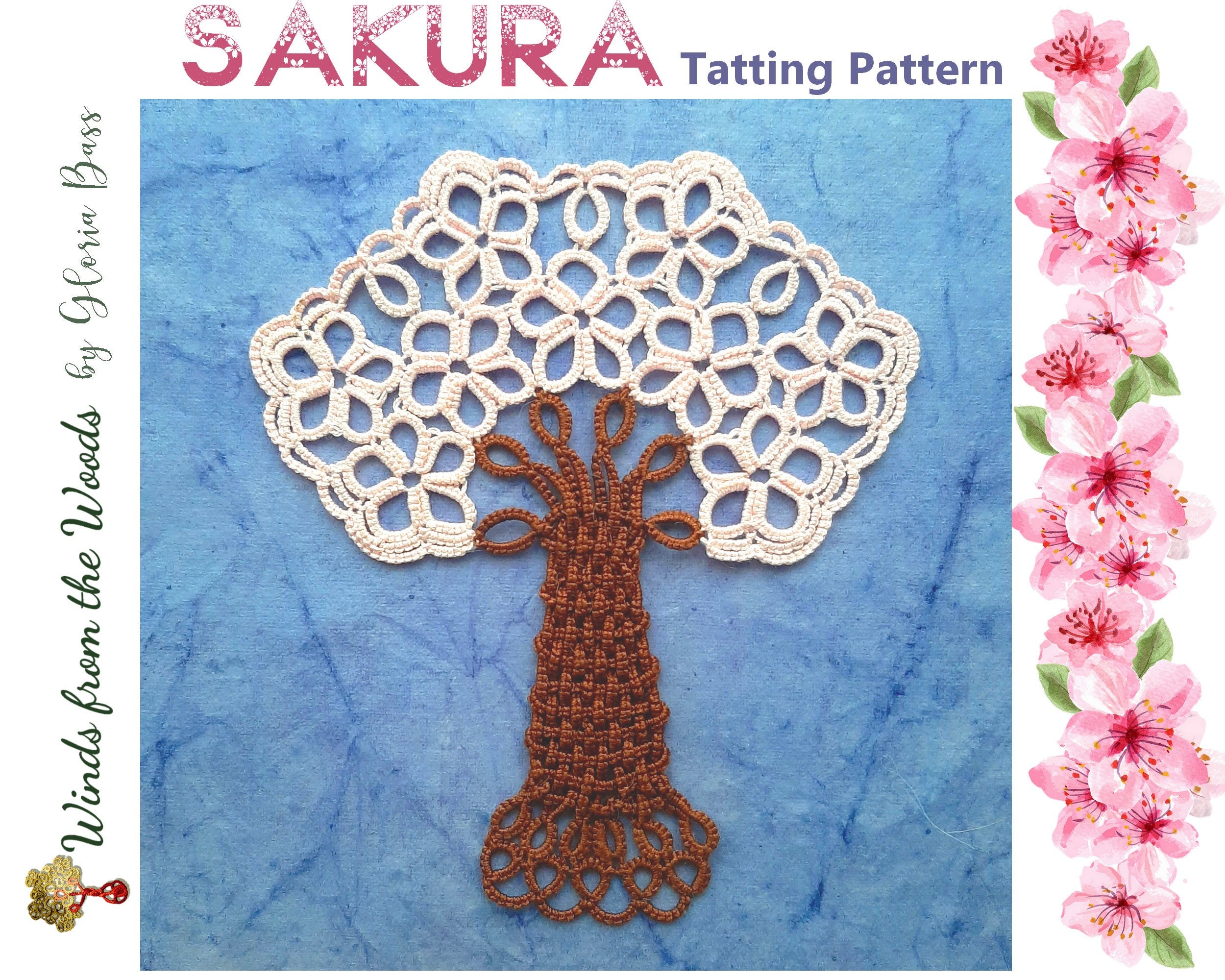 Sakura - Tatting Pattern - Etsy