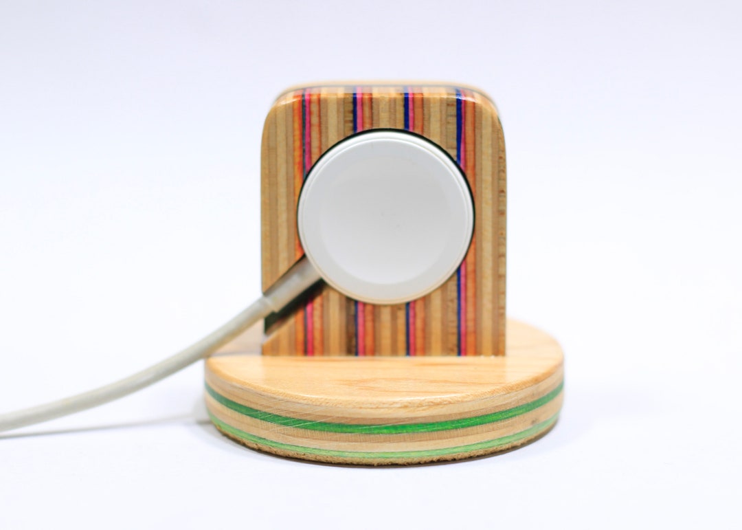 Apple Watch Night Stand Made From Recycled Skateboards - Etsy