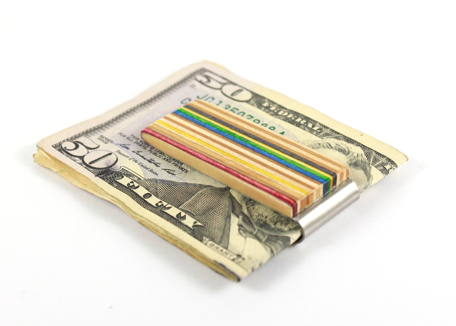 Recycled Skateboard Money Clip - Etsy