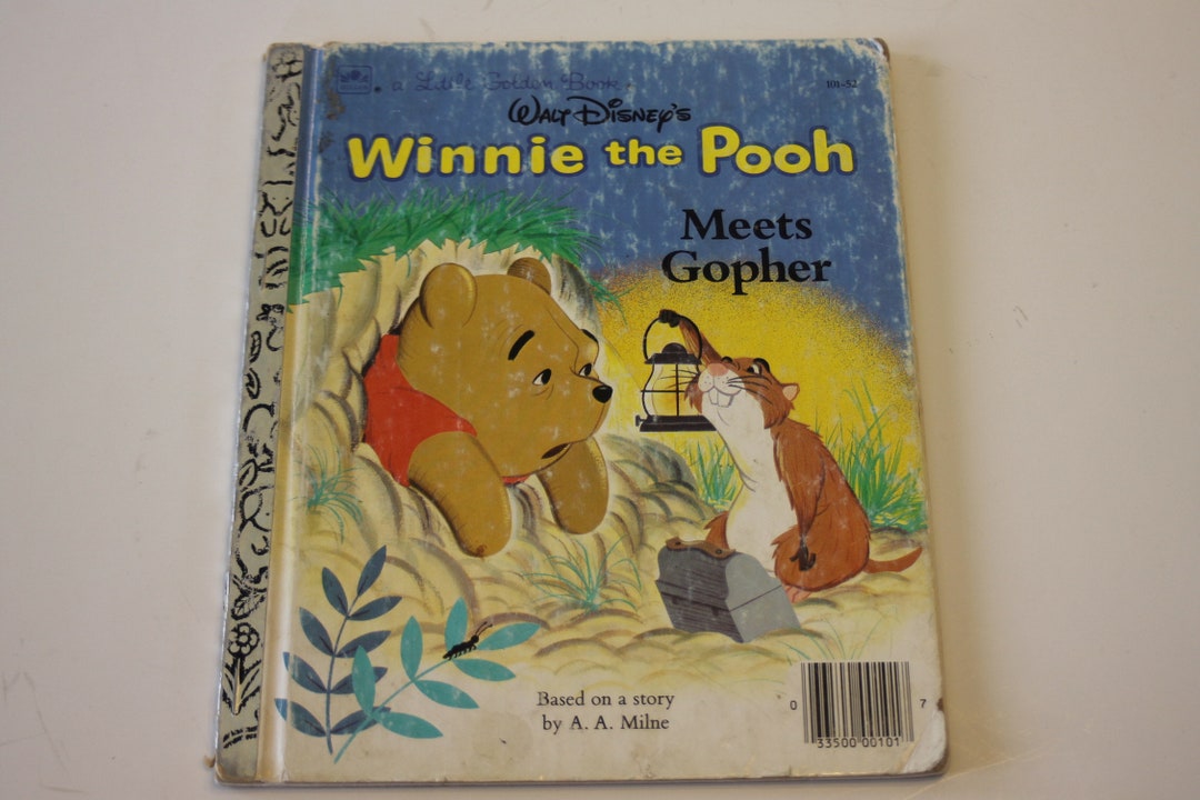 A Little Golden Book: Winnie the Pooh Meets Gopher (1965) - Children's ...