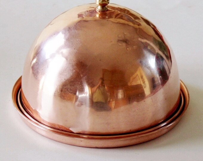 Vintage Copper Dome Butter/cheese Dish - Vintage Housewares, Butter ...