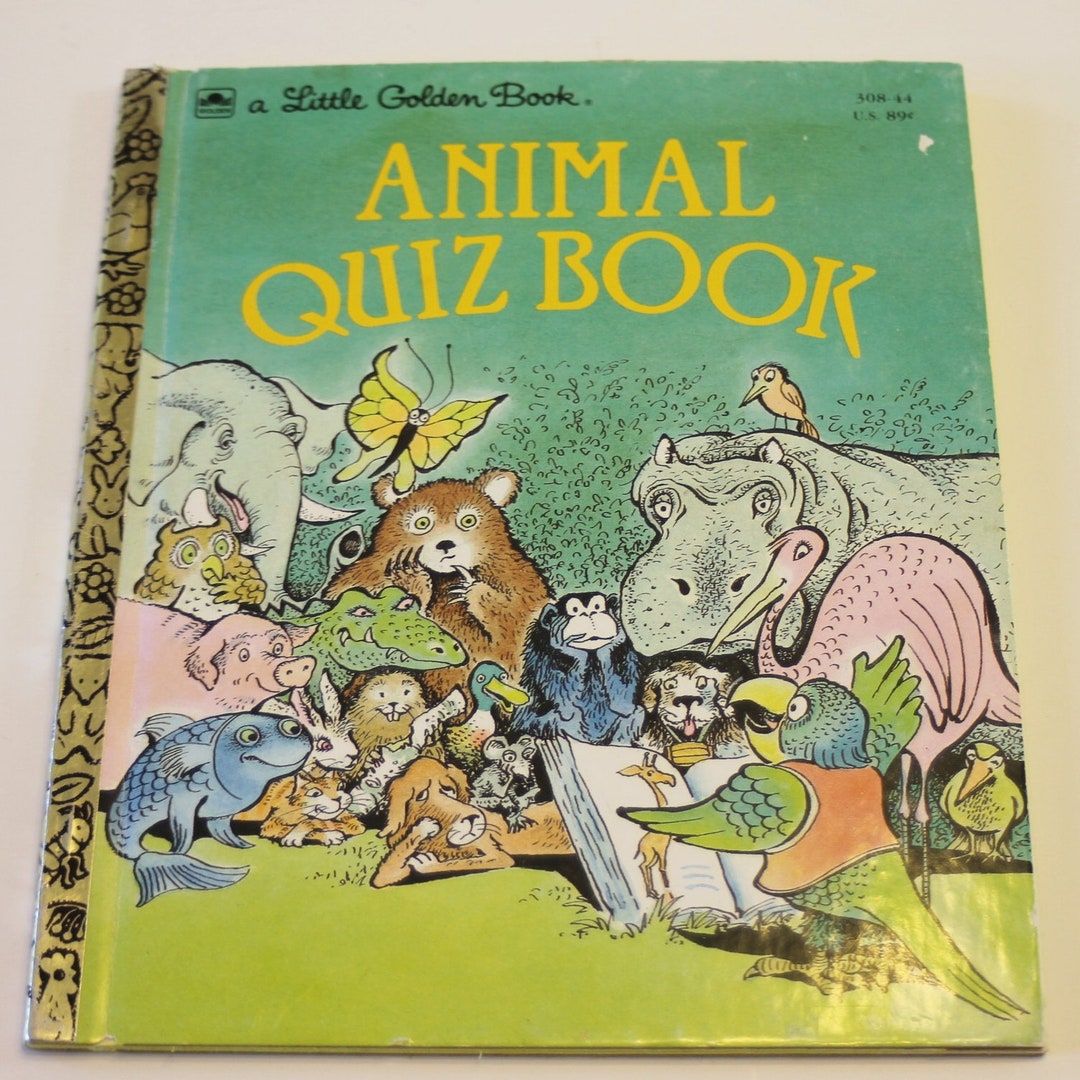 Little Golden Book: Animal Quiz Book - Children's Book Story Book ...