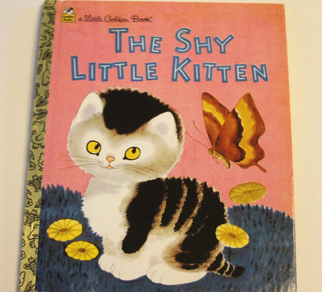 Little Golden Book - the Shy Little Kitten - Children's Book - Etsy