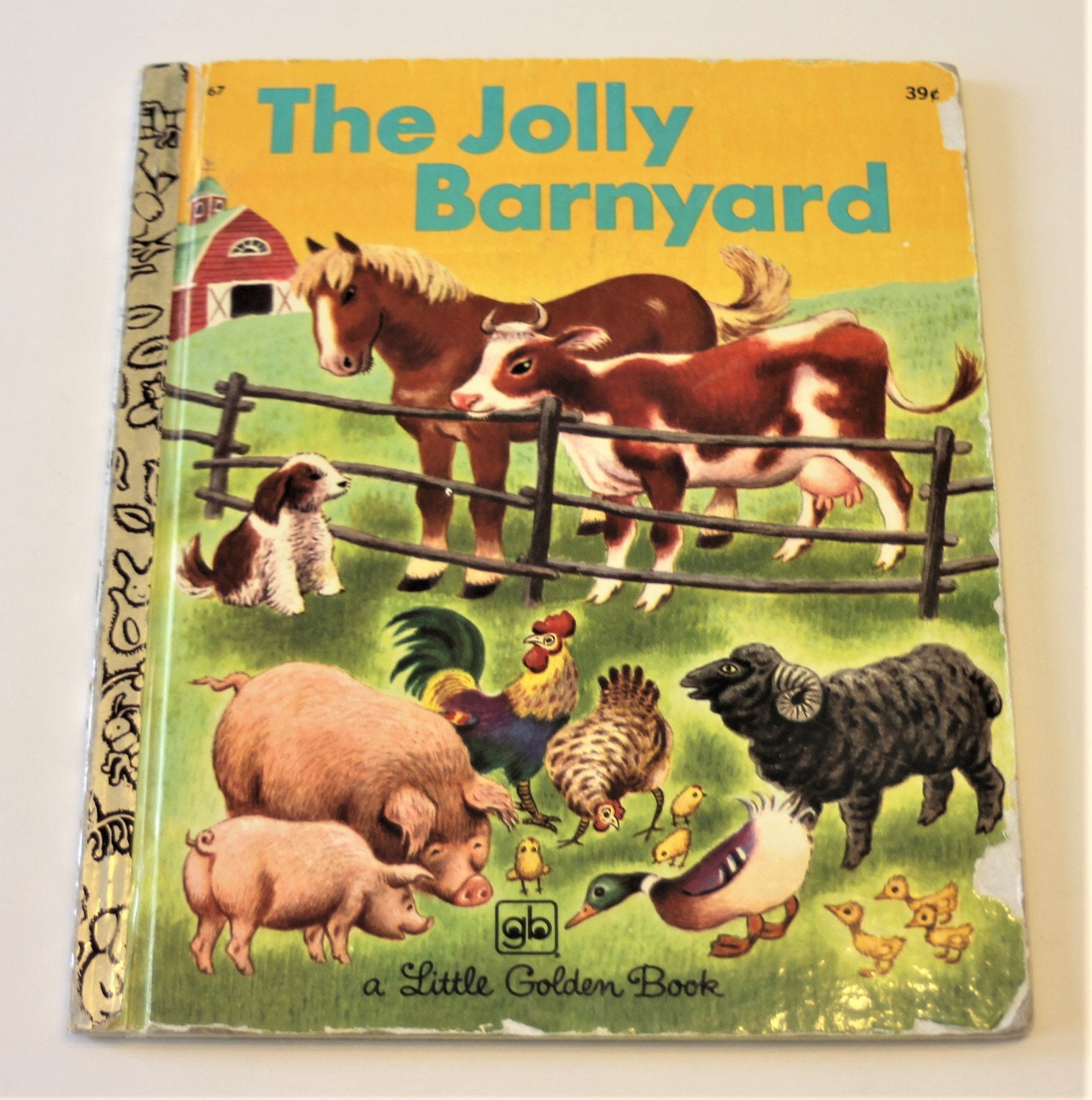Jolly Barnyard Little Golden Book THE BOSS OF The Barnyard A Golden