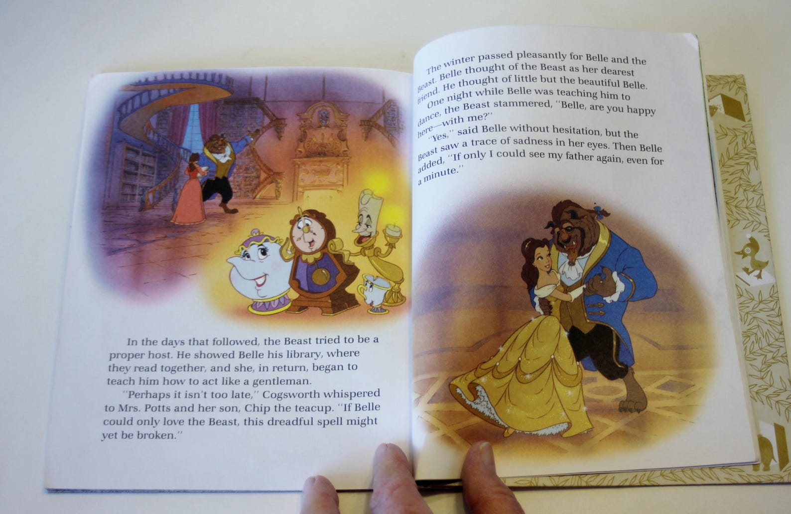 A Little Golden Book: Disney's Beauty and the Beast - Etsy