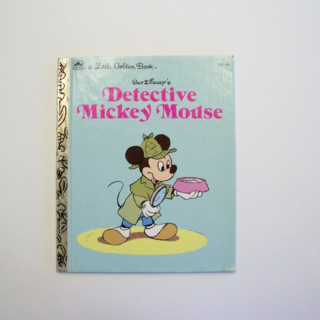 Walt Disney's detective Mickey Mouse Little - Etsy