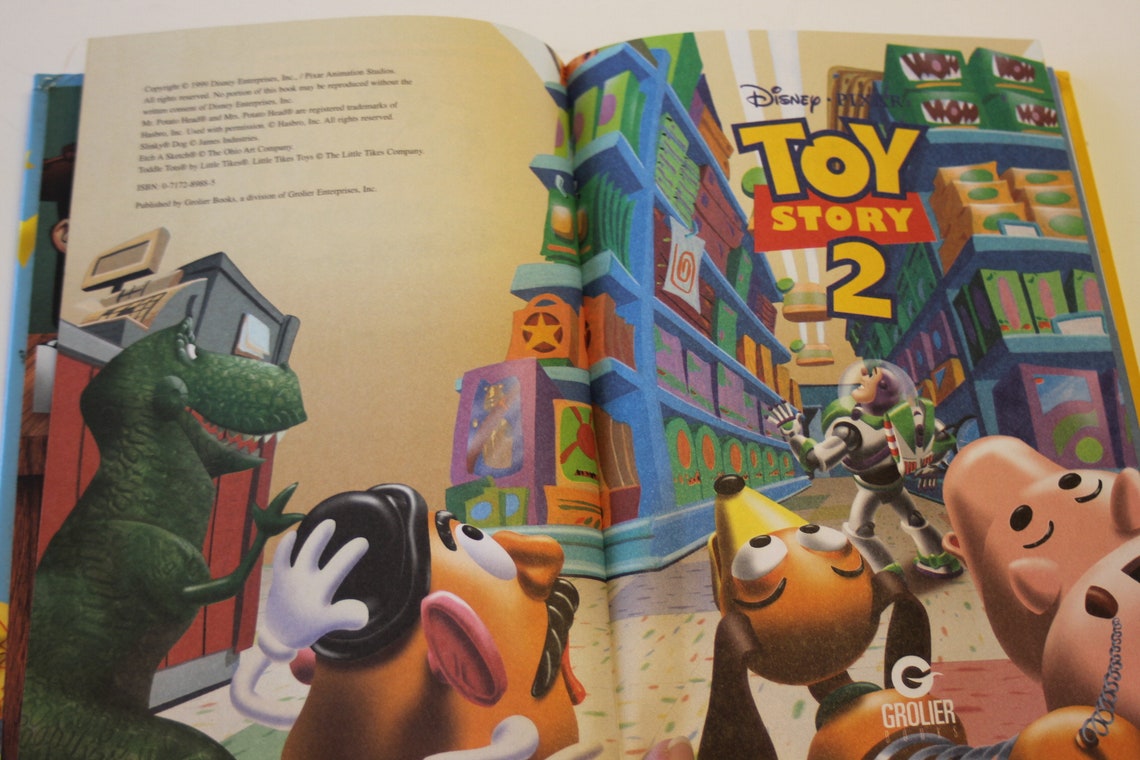 Disney's Toy Story 2 Children's Book Disney Book - Etsy