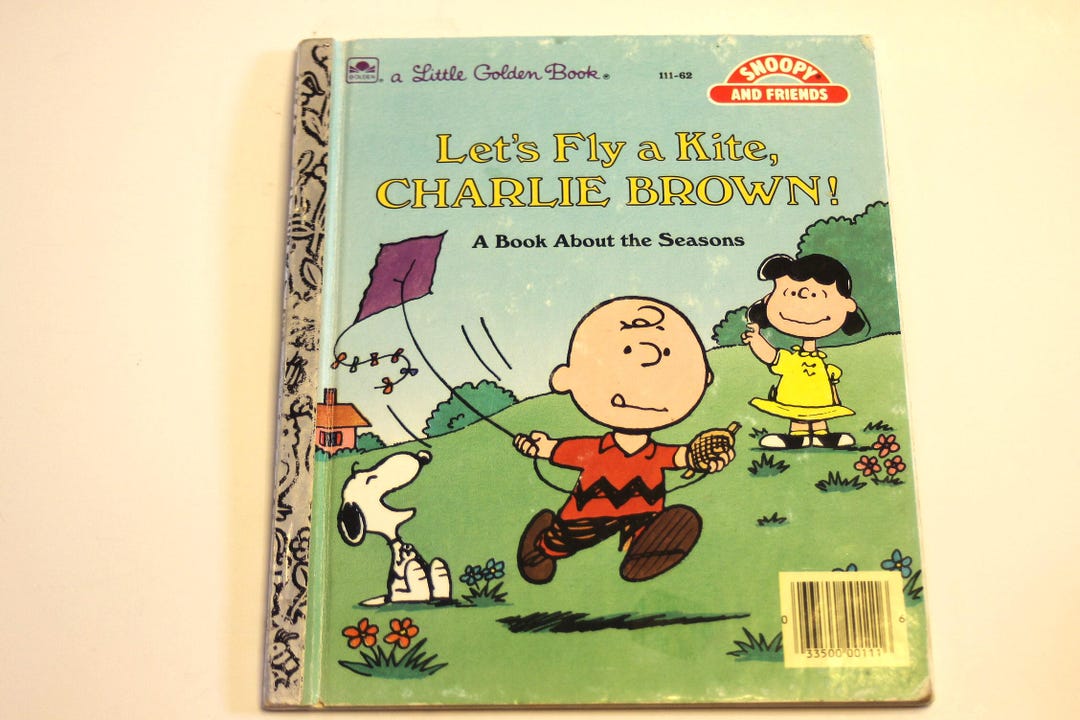 A Little Golden Book "let's Fly a Kite, Charlie Brown!" (1987 ...