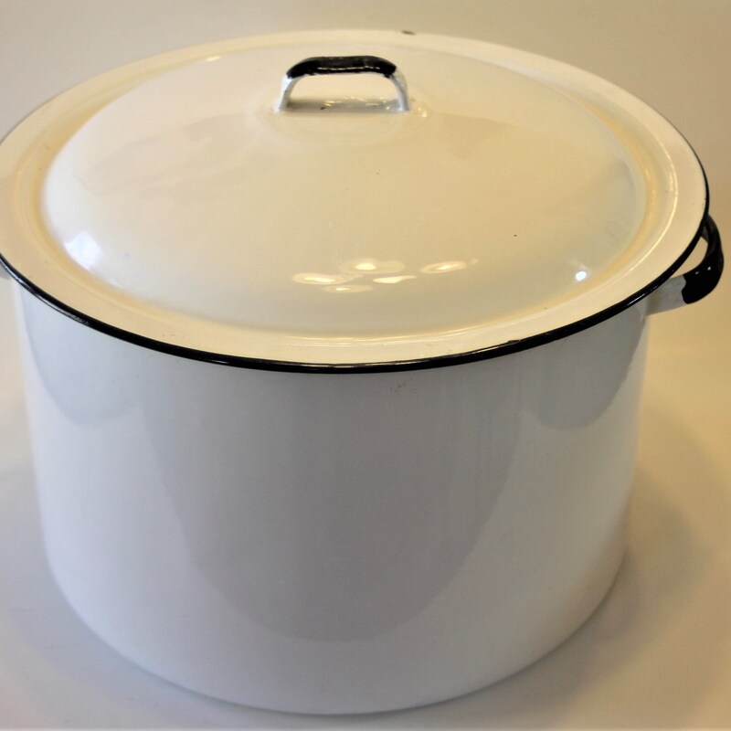 Enamelware Stock Pot - Etsy