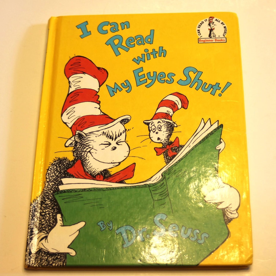 Dr. Suess Book: "i Can Read With My Eyes Shut!" USED, PREVIOUSLY OWNED ...