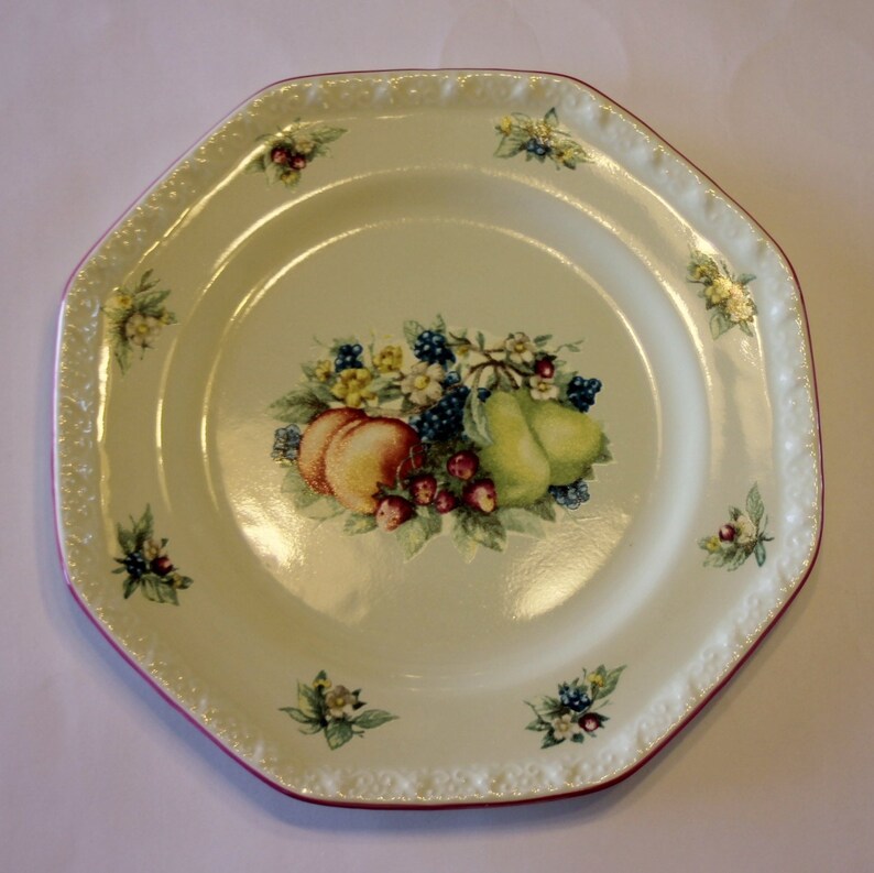 SALE Vintage Avon Plate Set of 4: Avon Sweet Country Harvest | Etsy