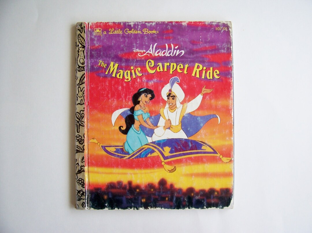 Walt Disney's Aladdin "the Magic Carpet Ride" Little Golden Book ...