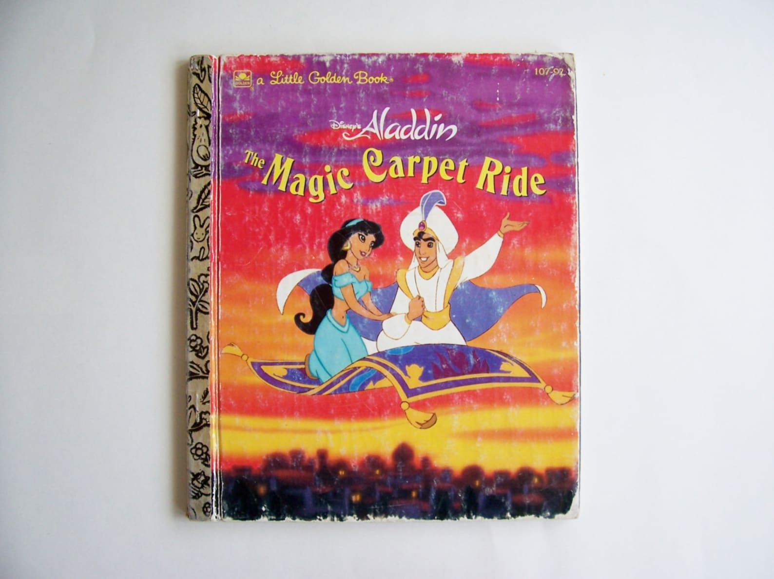 Walt Disney's Aladdin the Magic Carpet Ride Little Golden Book ...