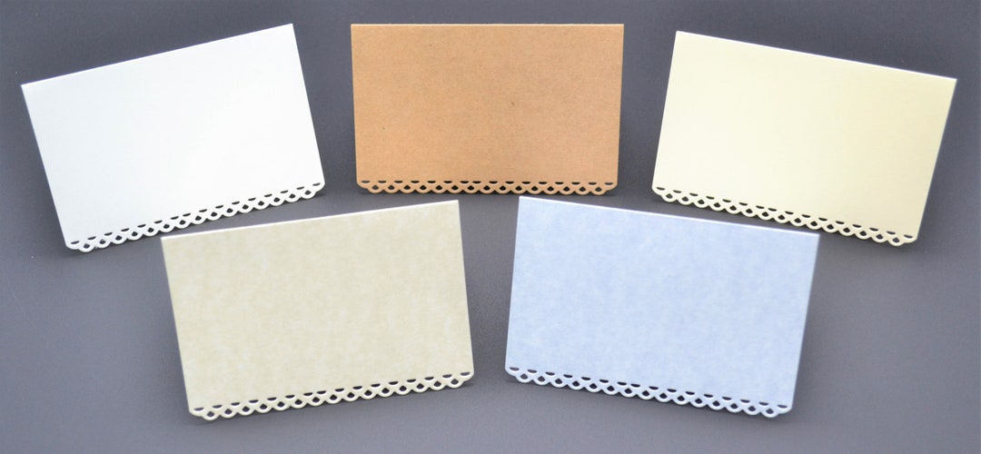 Place Cards 2 3/8 X 3 3/8 Blank Diy Wedding Party Food Event Name Cards ...