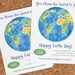 Vivid Earth Day Plantable Full Seed Paper Cards (set of 12) - Eco ...