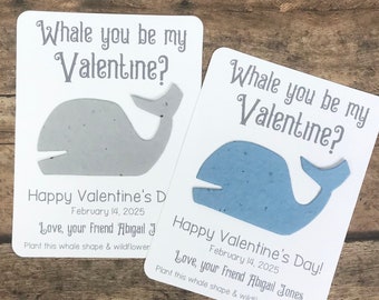 Whale You Be My Valentine | Etsy