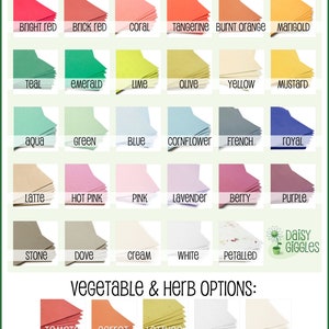 Rustic Awareness Ribbon Donation Cards Seeded Recycled Paper Plantable ...