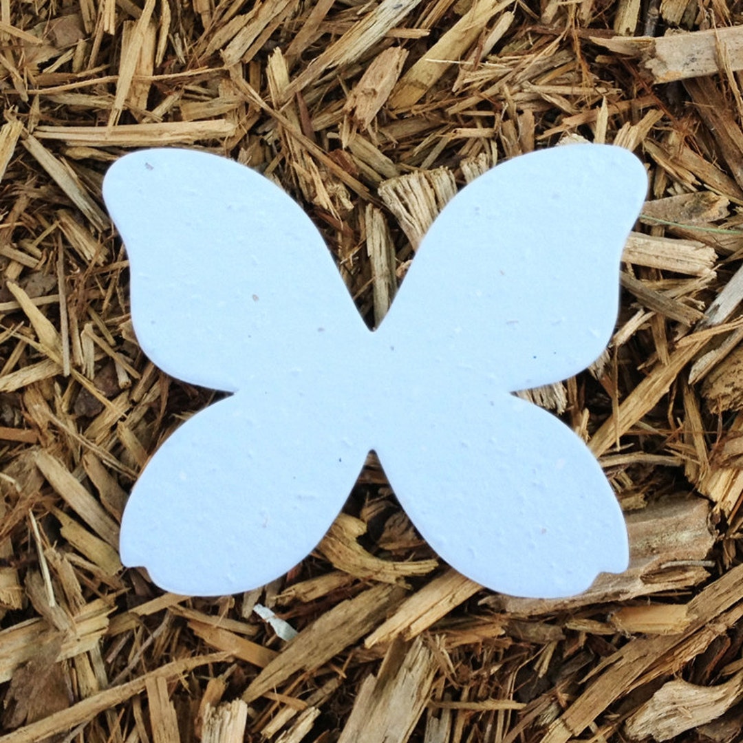 4" Butterfly Plantable Seeded Paper Shape Favors (set of 10) - Choice ...