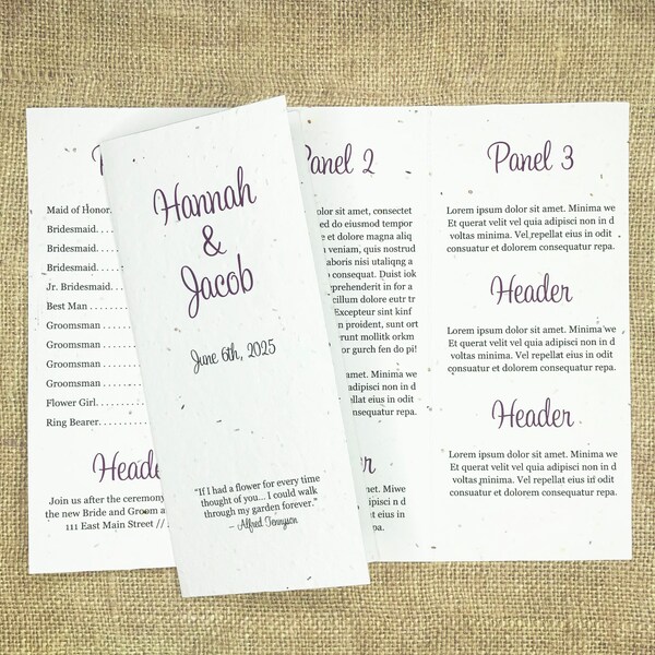 Folded Program - Etsy