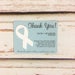 Rustic Awareness Ribbon Donation Cards Seeded Recycled Paper Plantable ...