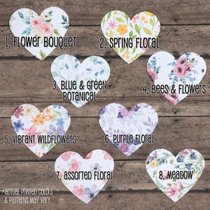 In Loving Memory Floral Heart Seed Paper Cards (set of 12) - Plantable ...
