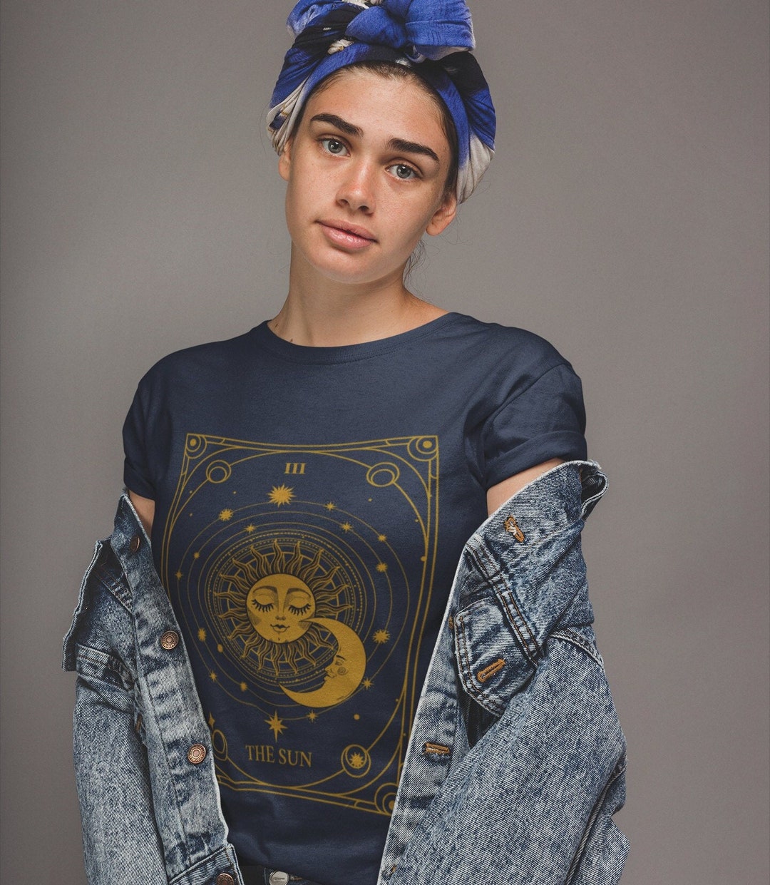 Sun and Moon Tarot Card Unisex T-shirt, Mystical Celestial Shirt ...