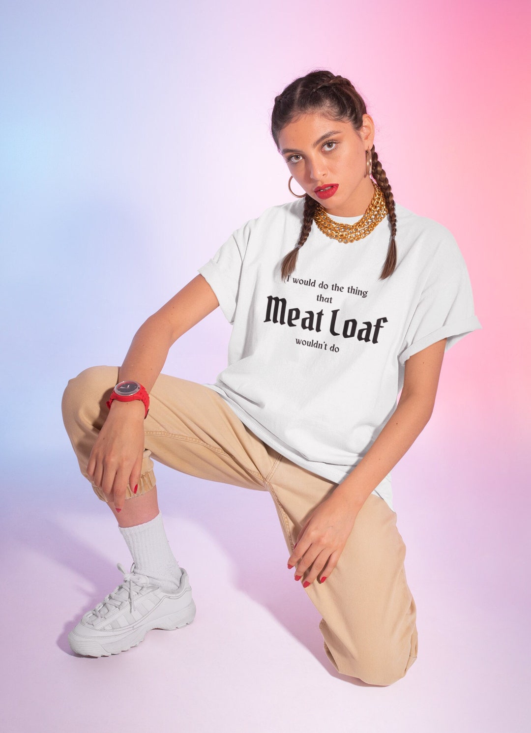 Meat Loaf Unisex T-shirt, Meatloaf Funny Shirt, Anything for Love Shirt ...