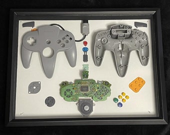 N64 Controller Shadow Box - Etsy
