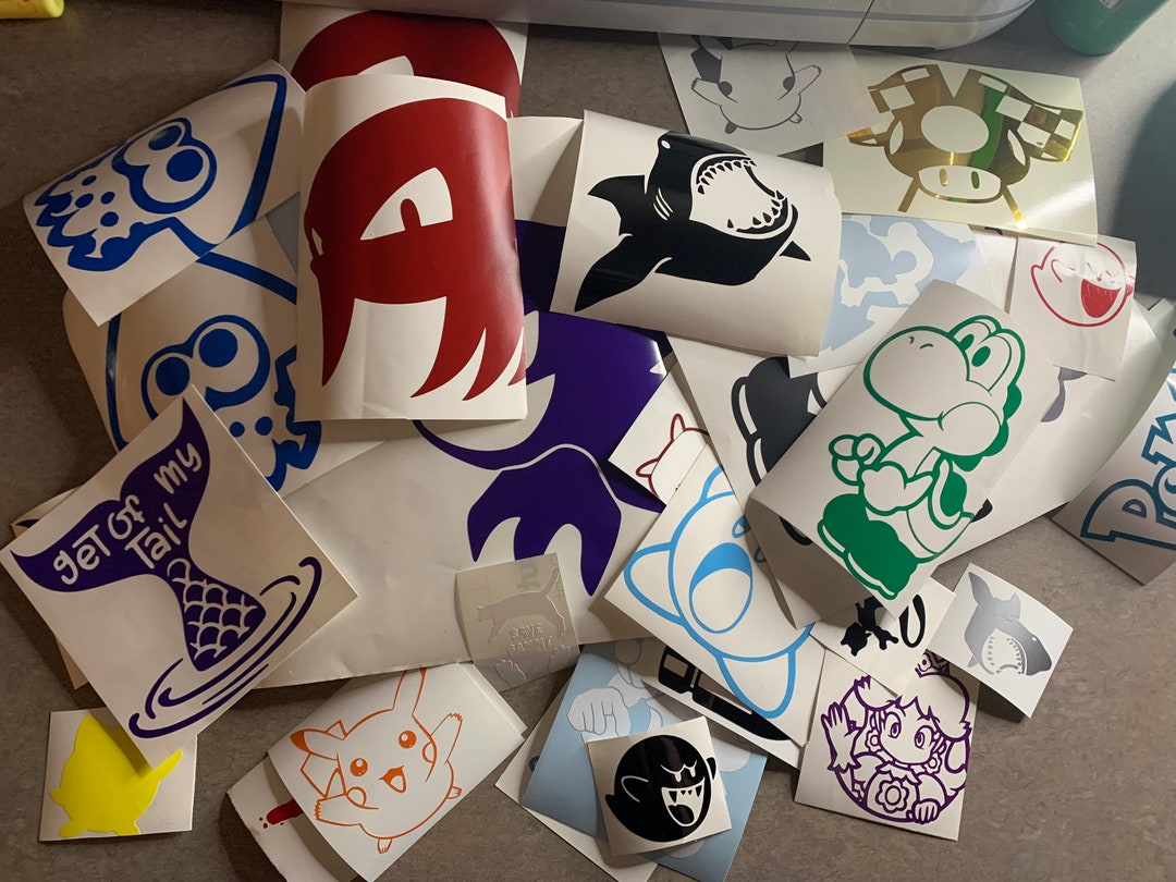 Random Glitch (mess Ups) Vinyl Decals! - Etsy