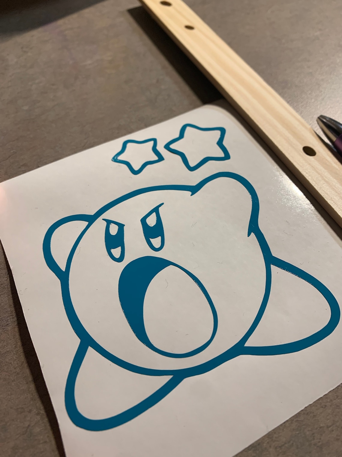 Kirby Inspired Vinyl Decals - Etsy