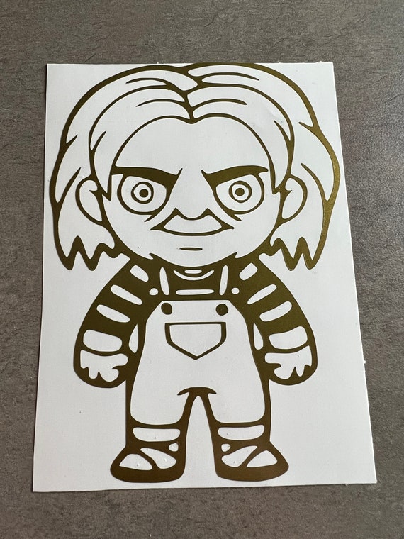 Child's Play Inspired Chucky Vinyl Decal | Etsy