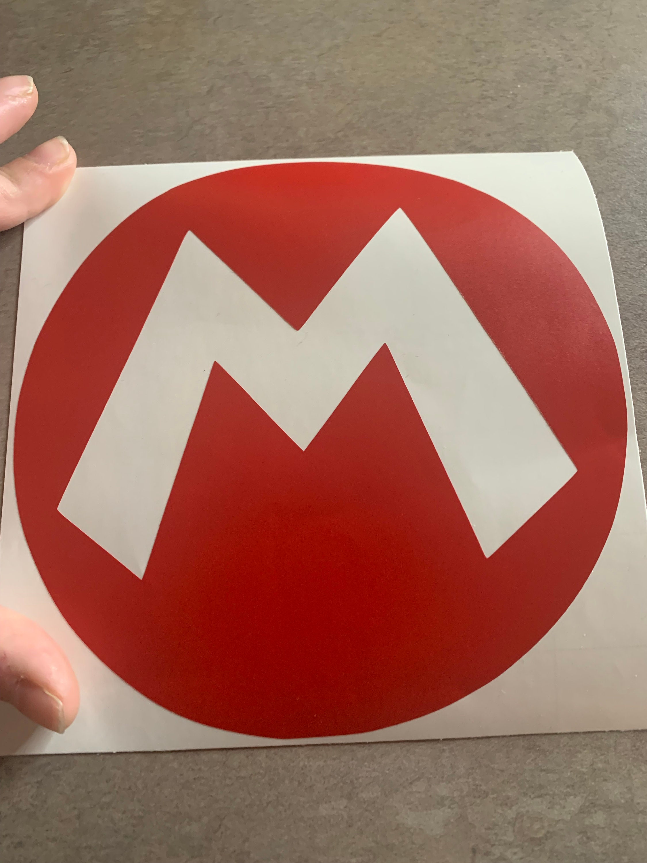 Mario Hat M Logo
