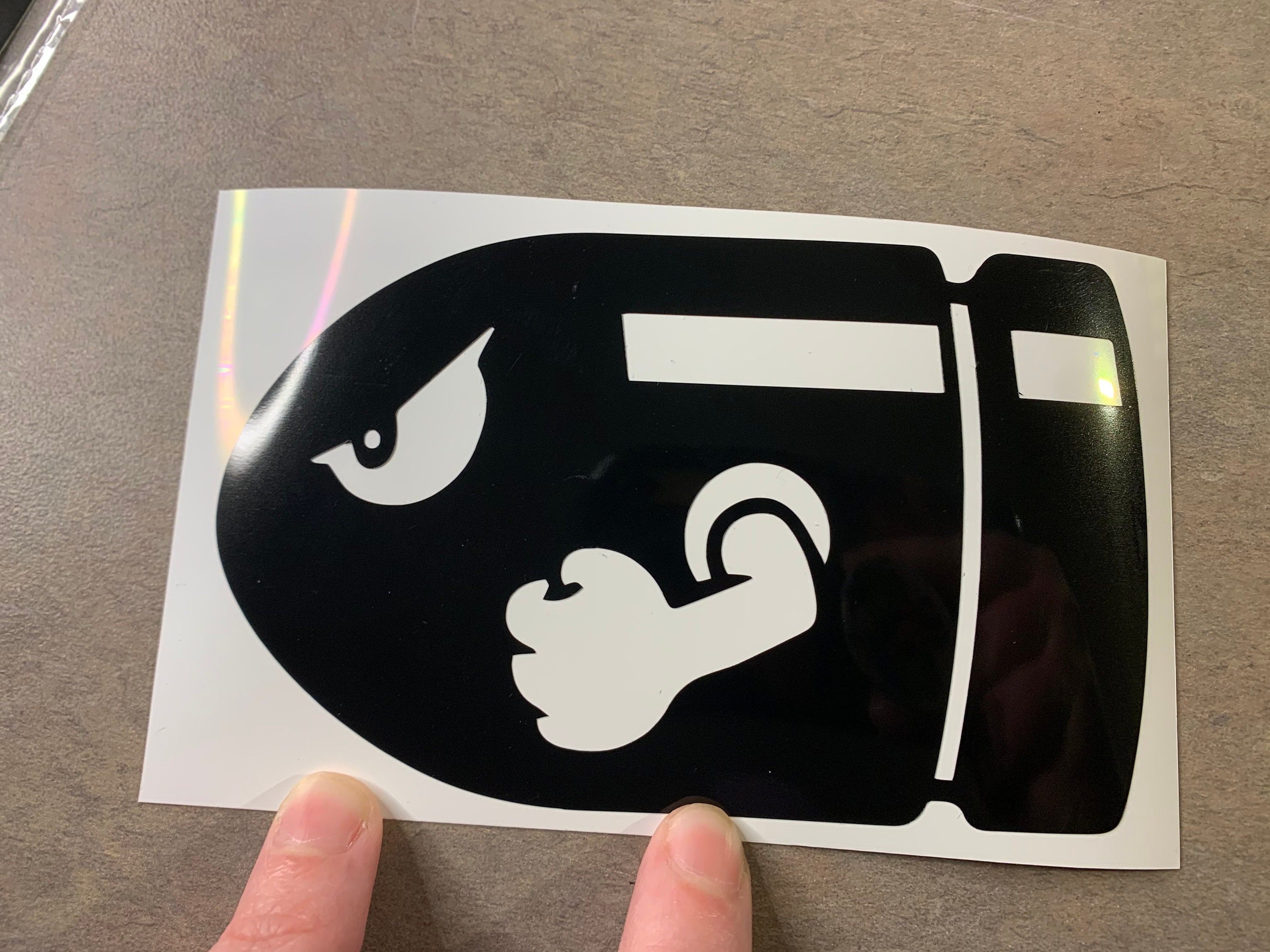 Super Mario Bros Inspired Bullet Bill Vinyl Decal - Etsy