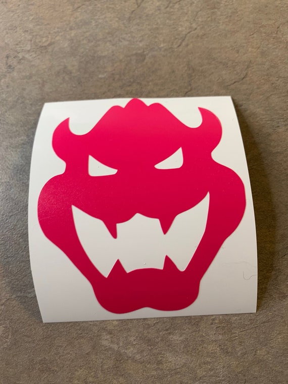 Super Mario Bros Inspired Bowser Vinyl Decal | Etsy