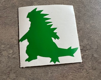 Tyranitar Car Sticker | Etsy