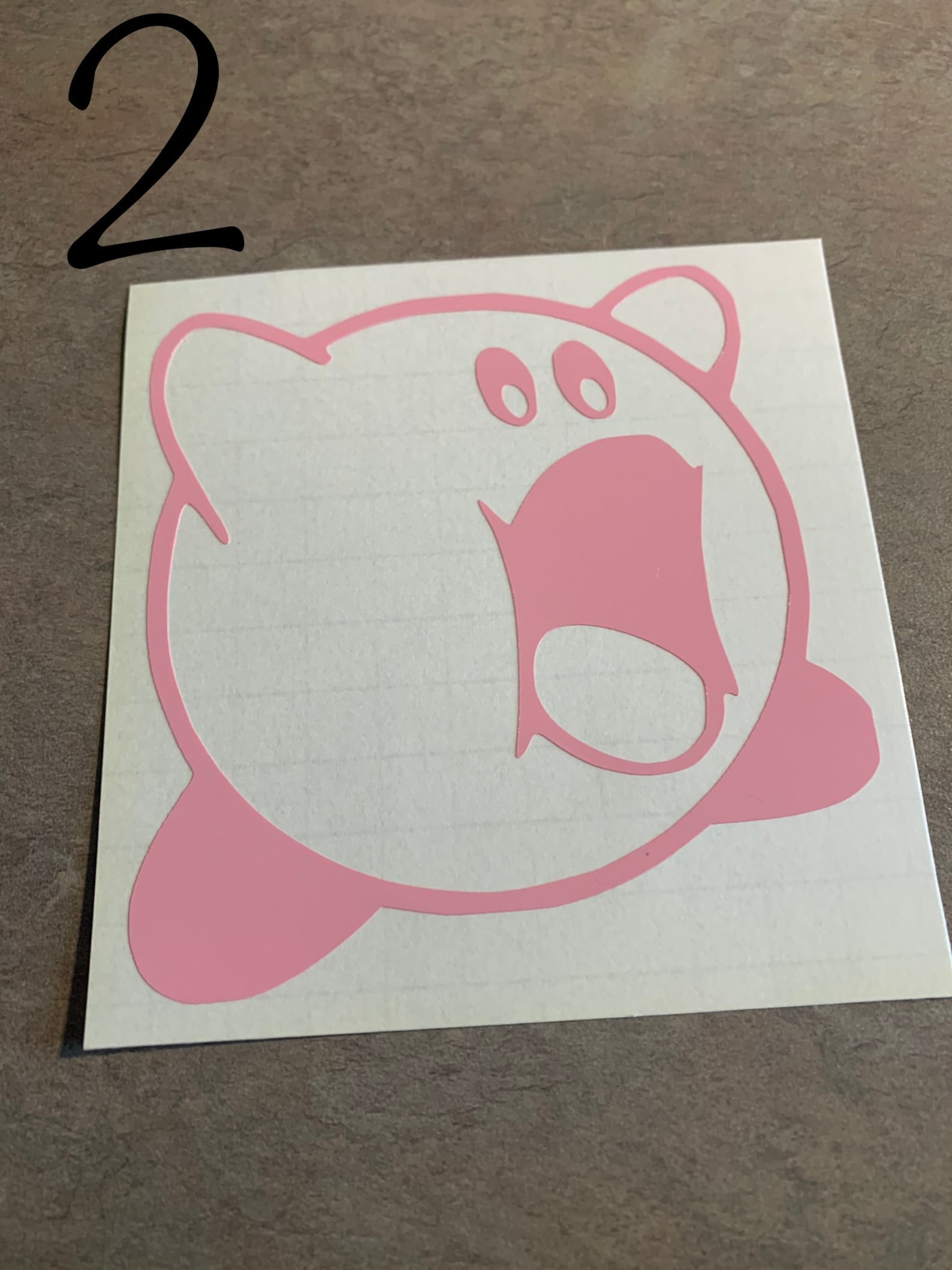 Kirby Inspired Vinyl Decals - Etsy
