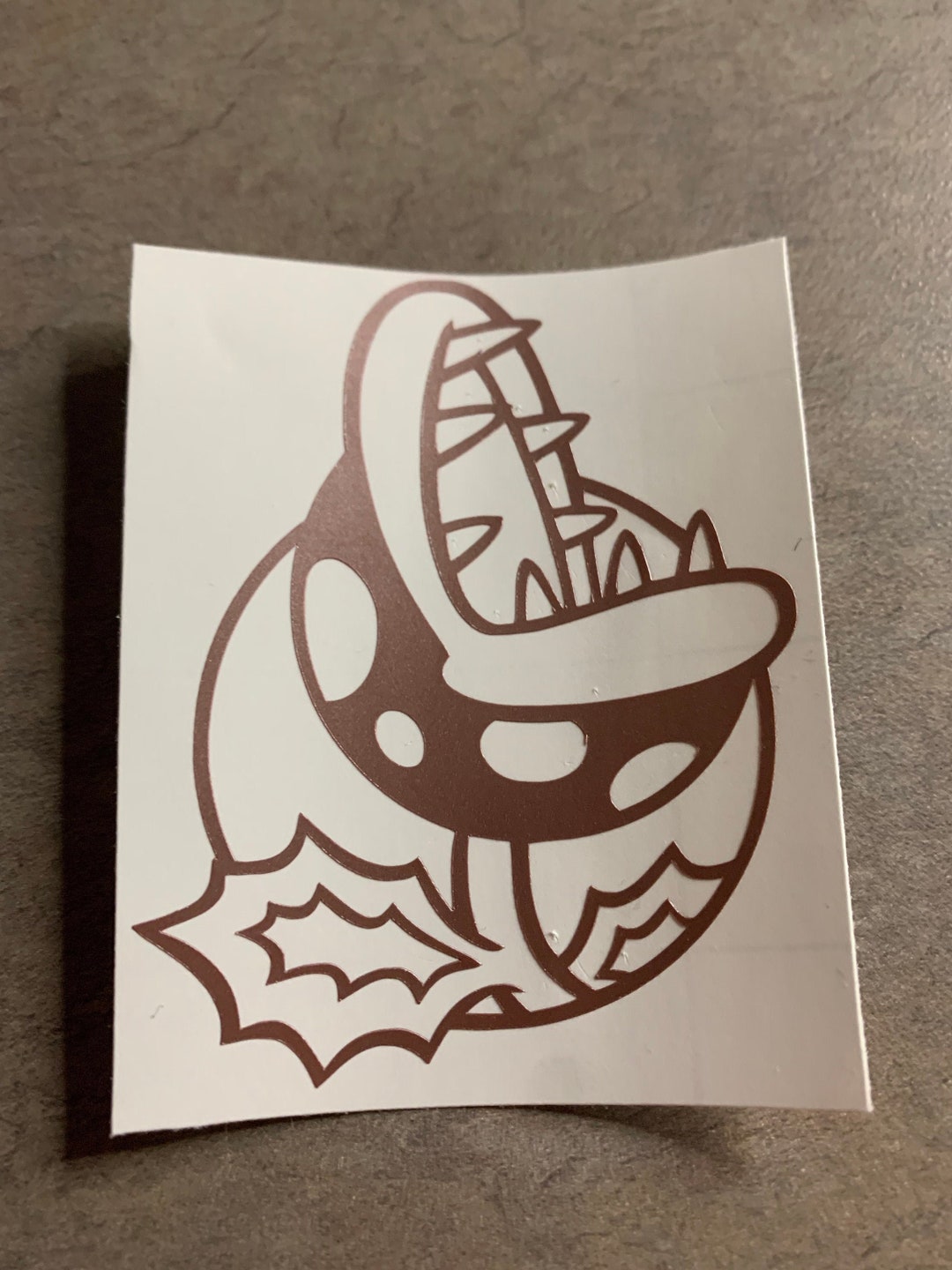 Super Mario Bros Inspired Piranha Plant Portrait Vinyl Decals - Etsy
