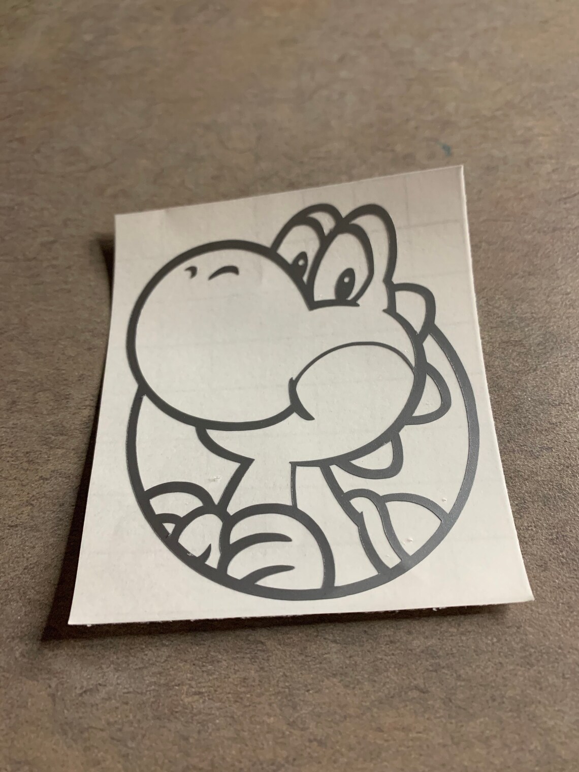 Super Mario Bros Inspired Yoshi Portrait Vinyl Decals - Etsy