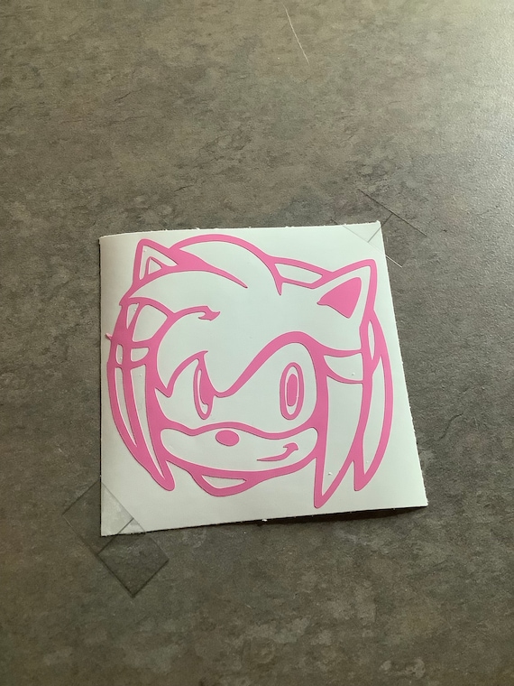 Amy the Hedgehog Inspired Logo Vinyl Decals | Etsy